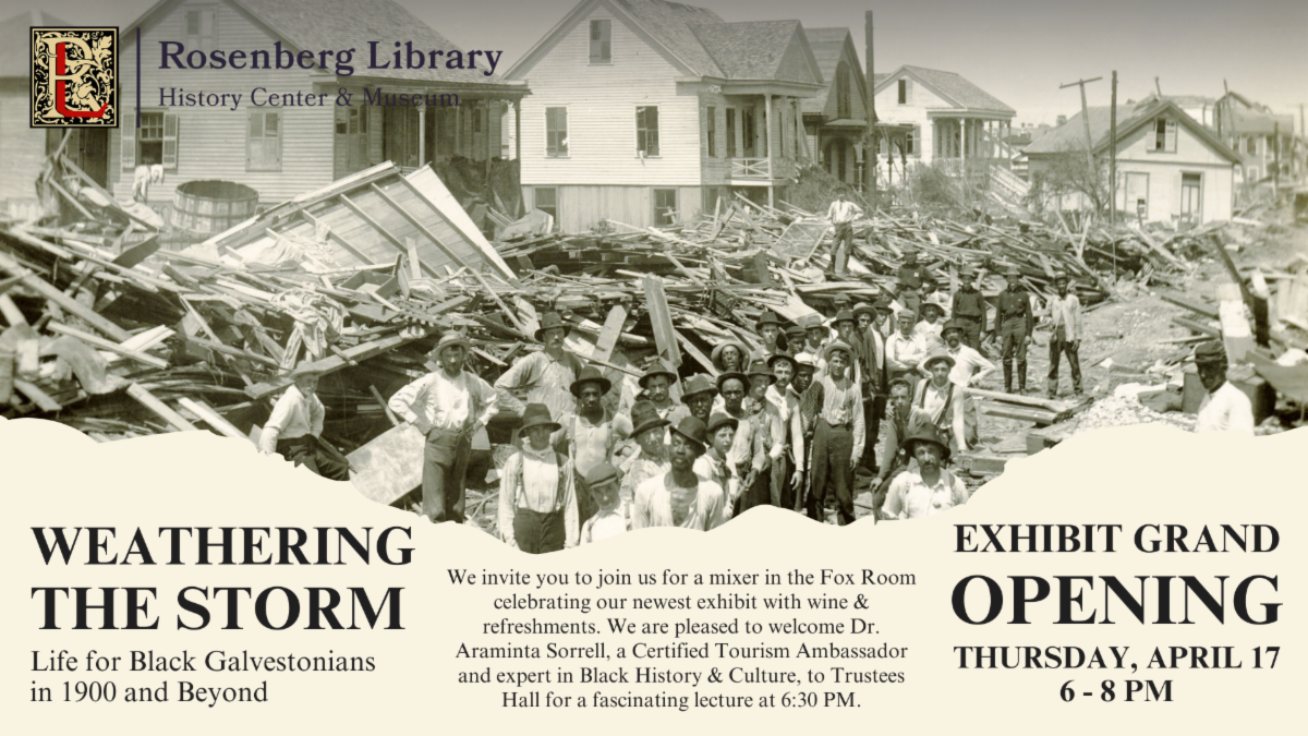 The Inspiration Behind “Weathering The Storm” Exhibit – Galveston ...